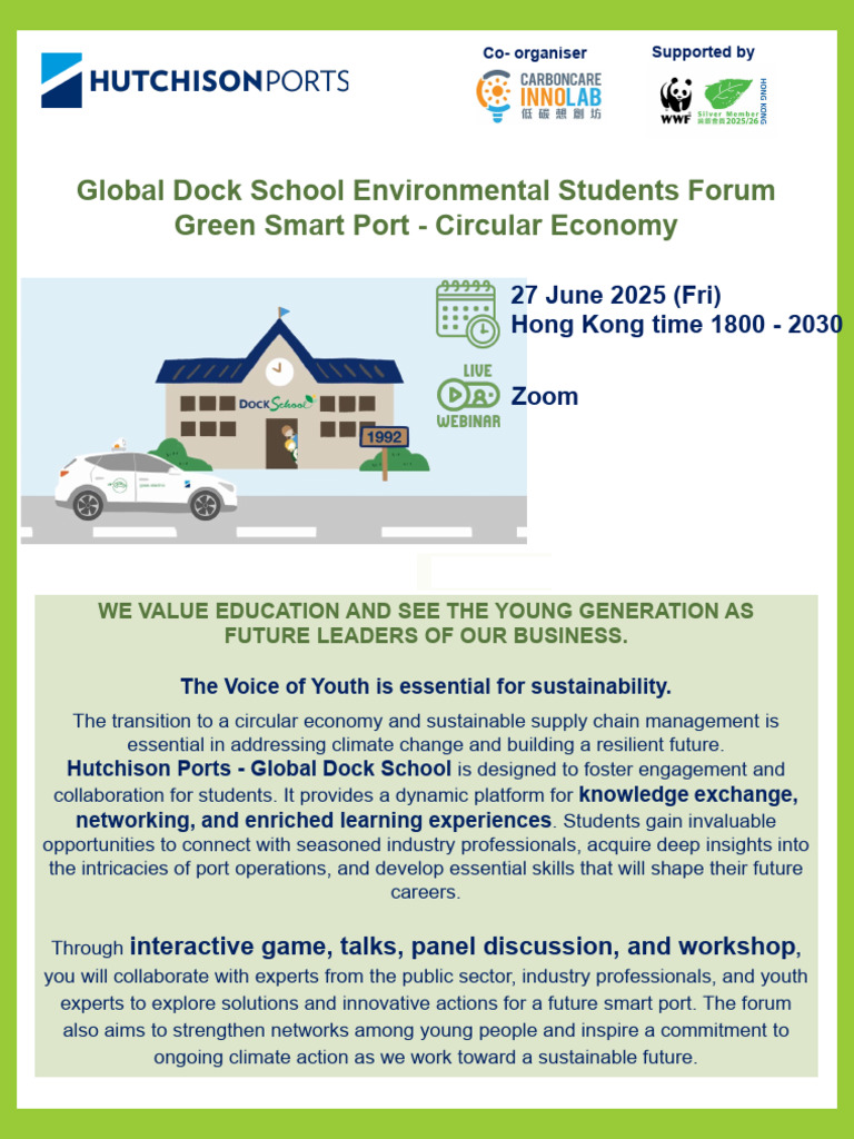 Global Dock School Invite | PDF | Sustainability | Climate Change ...