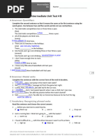 Life Vision b1 Unit 4 Exercises | PDF | Vocabulary | Language Mechanics