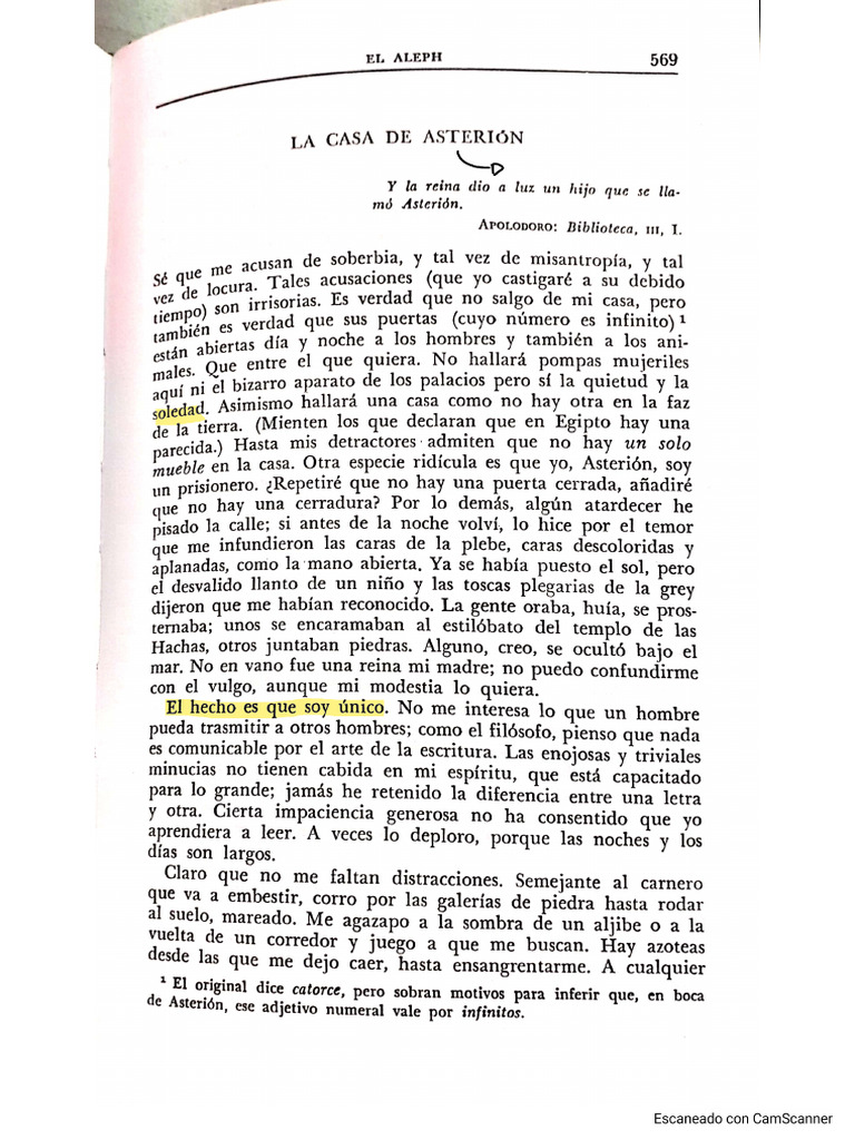 La Casa de Asterión | PDF