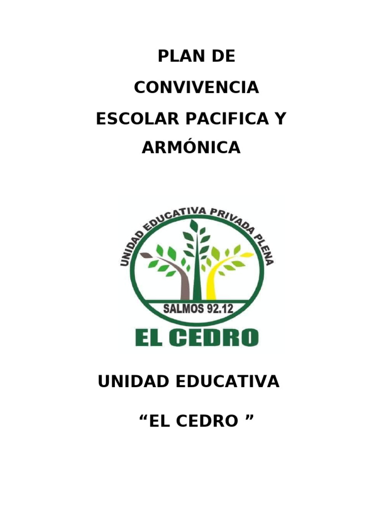 PCP 2025 Cedro | PDF | Mediación | Violencia