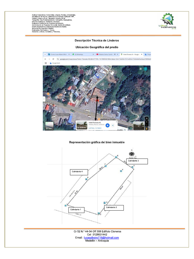 Descripción Técnica de Linderos | PDF