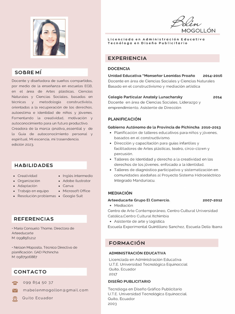 Ejemplo de CV 2025 | PDF