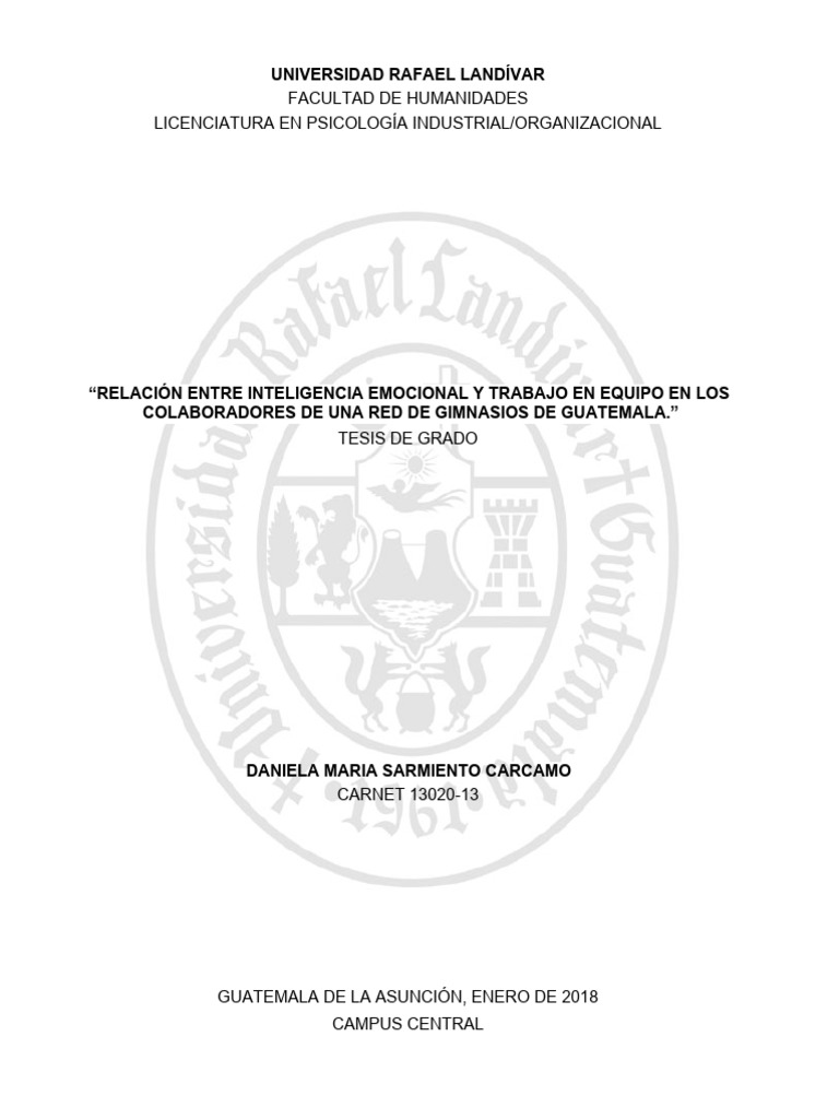 Sarmiento Daniela | PDF | Las emociones | Inteligencia