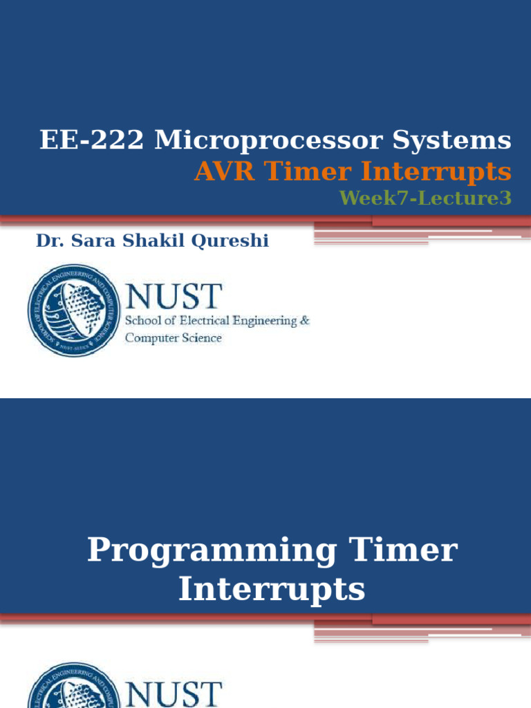 MPS W7-L3 Programming AVR Interrupts II | PDF | Central Processing Unit | Computer Engineering
