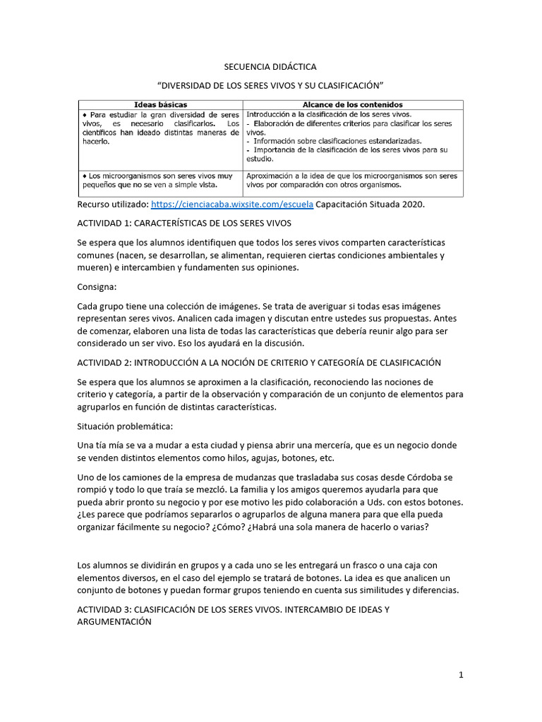 Secuencia Seres Vivos Del 26-02 Al 22-03 | PDF | Hongo | Experimentar