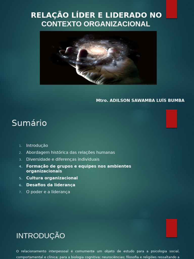 Poder e Controle nas Relações Organizacionais | PDF | Liderança | Poder ...