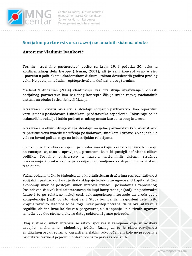 Soc Partn | PDF
