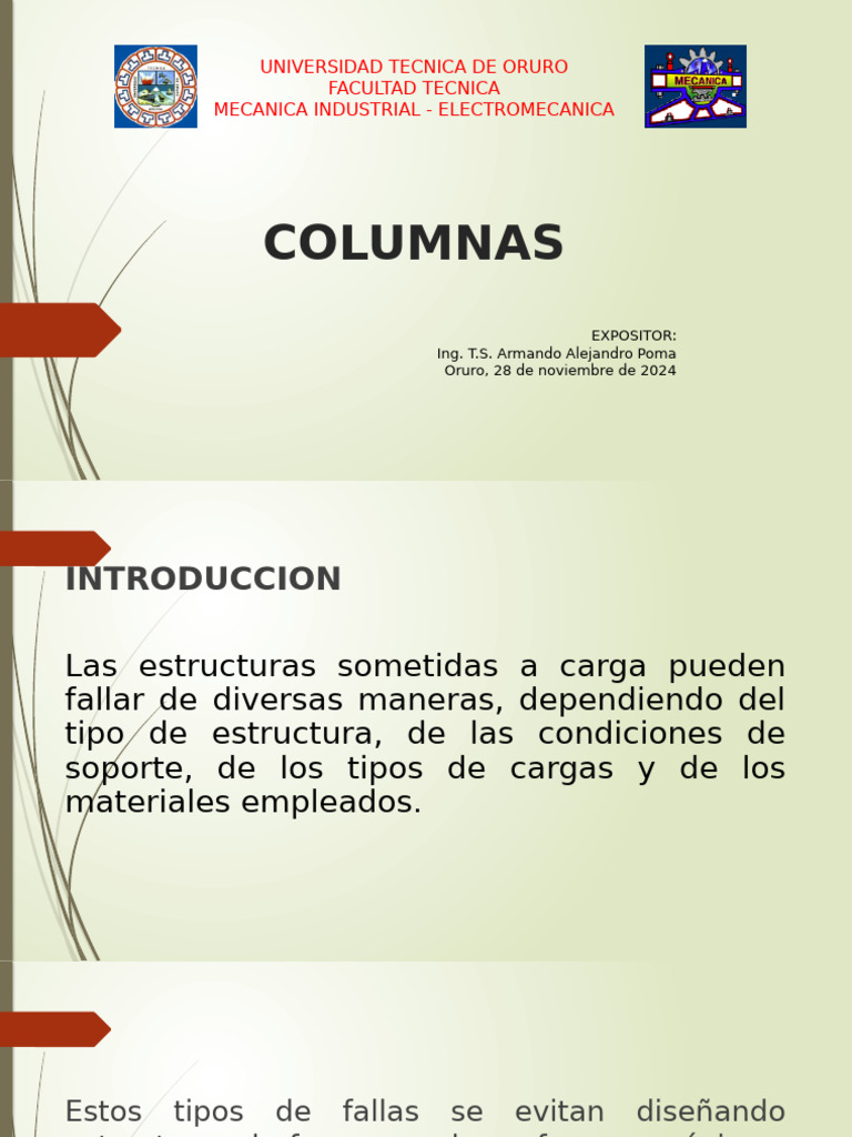Cap. 6 Pandeo | PDF | Columna | Pandeo