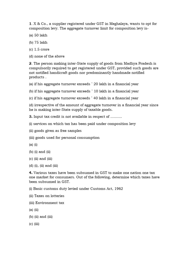 Case Study Question Model | PDF | Taxes | Government Finances