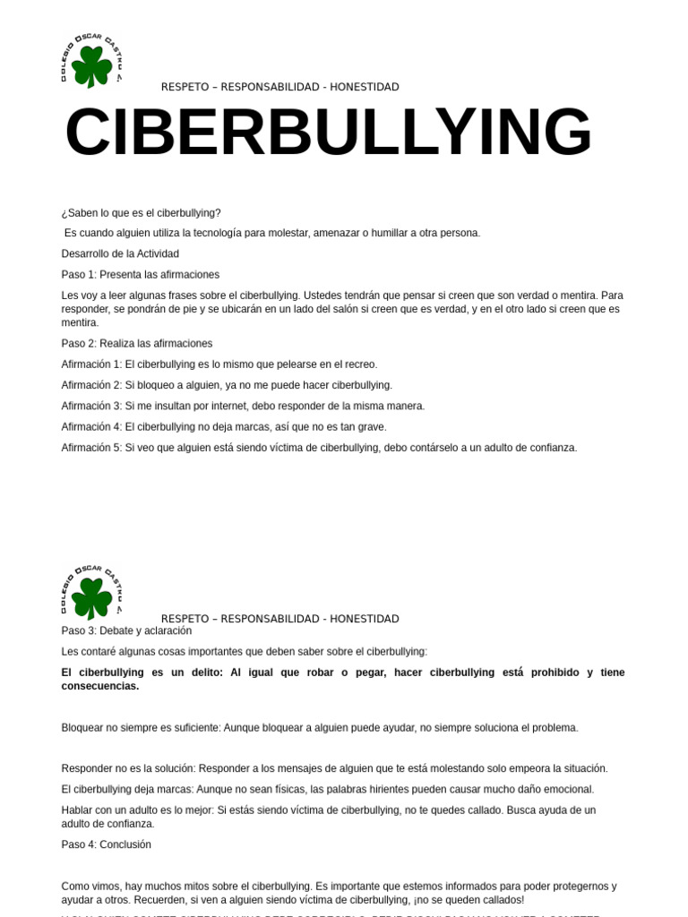 CIBERBULLYING | PDF