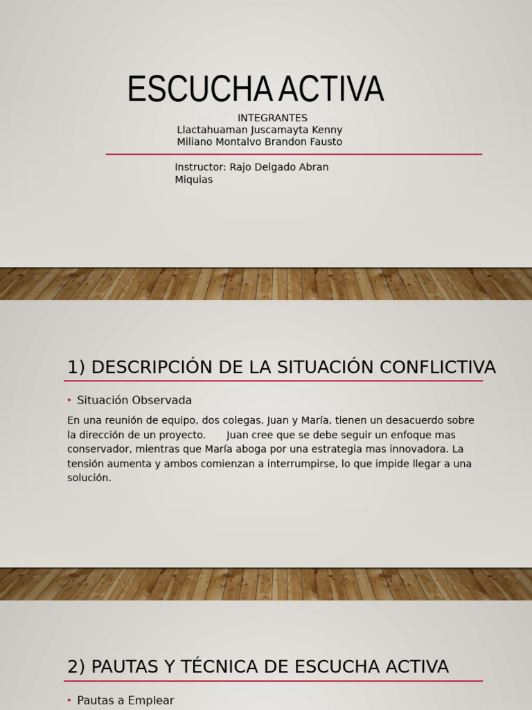 Escucha Activa | PDF