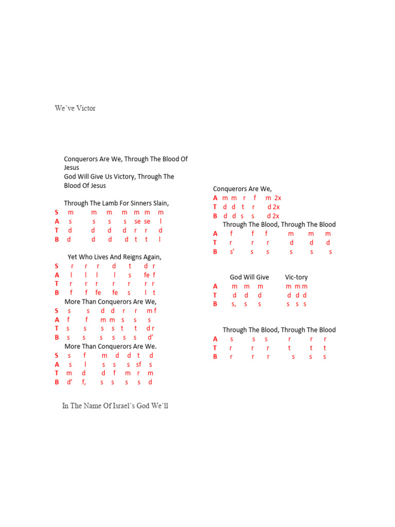 Conquerors and Overcomers | PDF