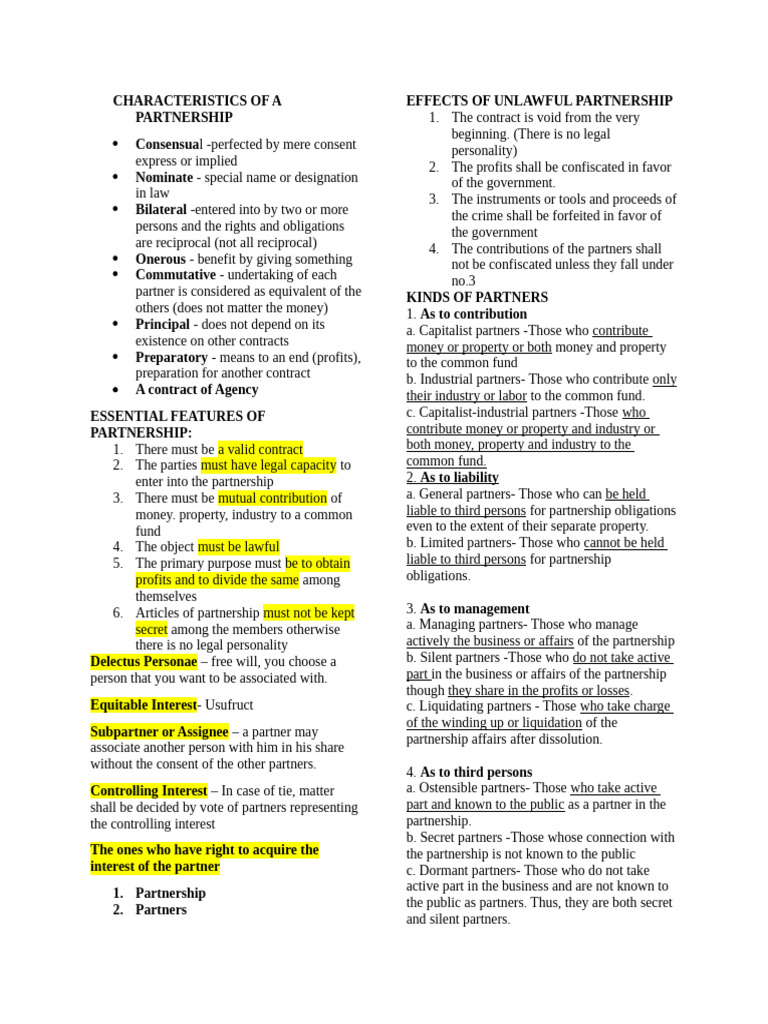 PARCORP DEPARTS REVIEWER AutoRecovered | PDF | Partnership | Liquidation