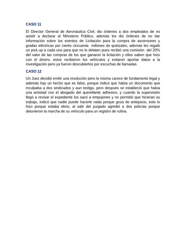 Corrupción y abuso de poder en justicia | PDF