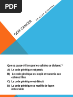 Cours D'oncologie Medicale | PDF | Oncologie | Cancer