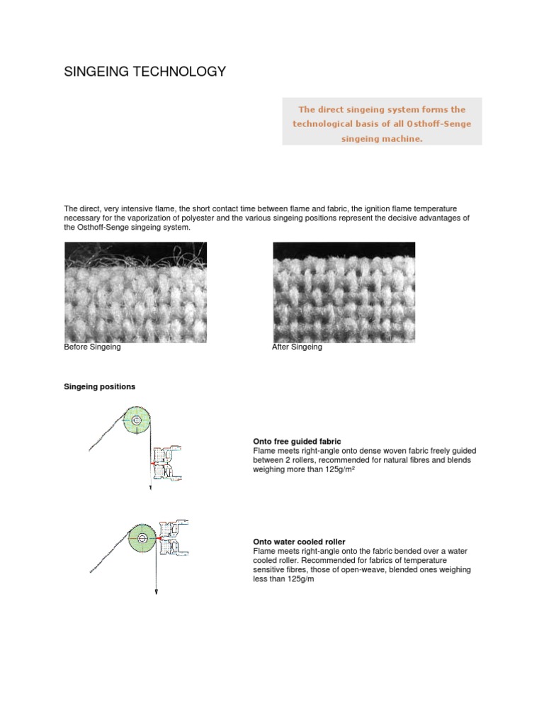 Osthof Singing & Pre Treatment | PDF | Textiles | Washing Machine