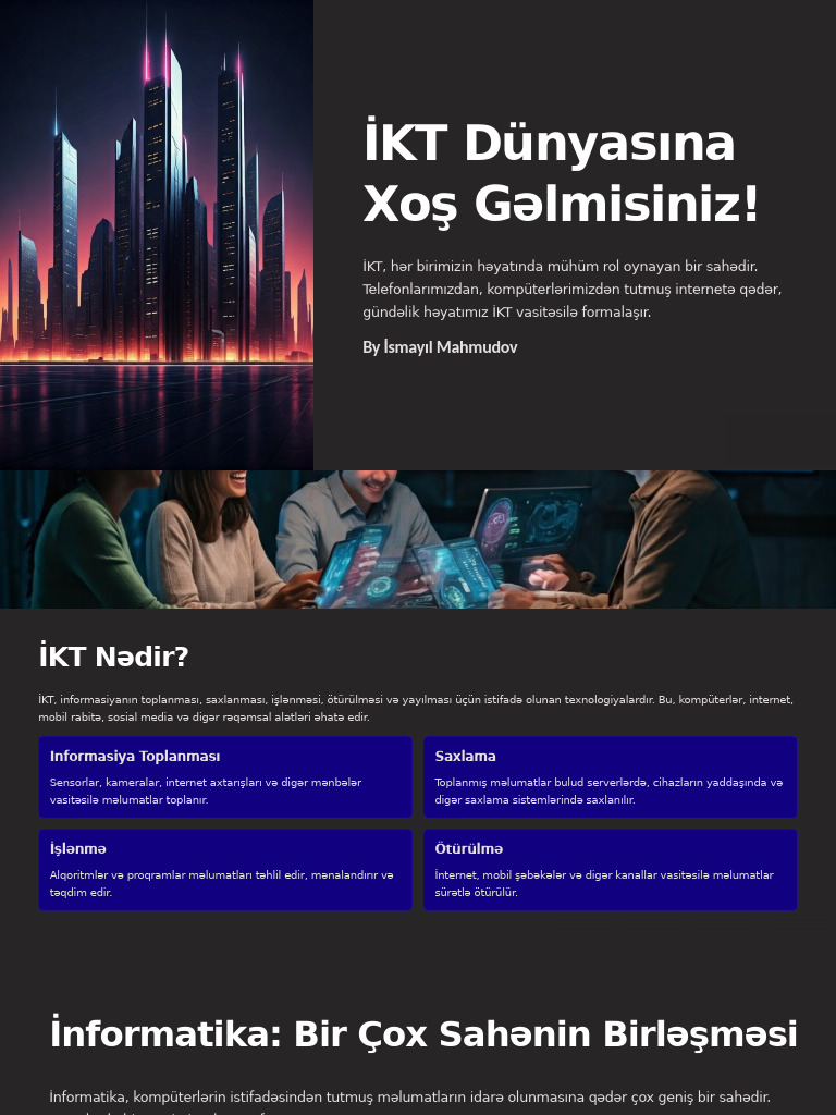 IKT-Dunyasina-Xos-Gelmisiniz | PDF