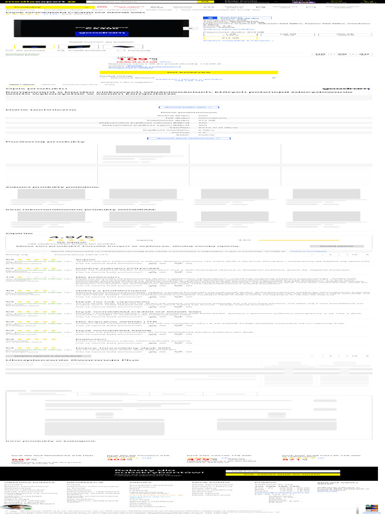 Goodram Cx400 g2 512gb SSD Dysk - Niskie Ceny I o | PDF
