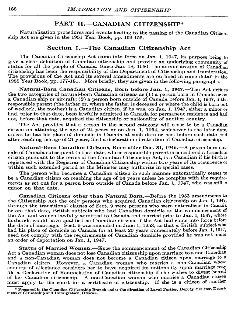 Canadian Citizenship | PDF | Citizenship | Naturalization