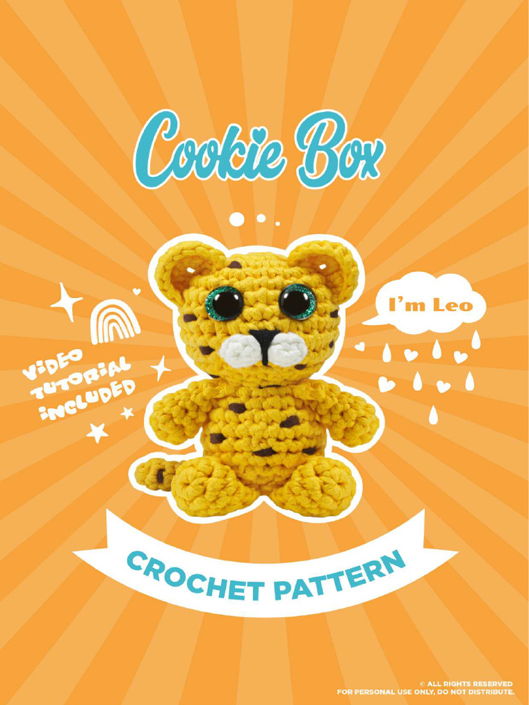 Free Crochet Pattern: Leo the Leopard | PDF