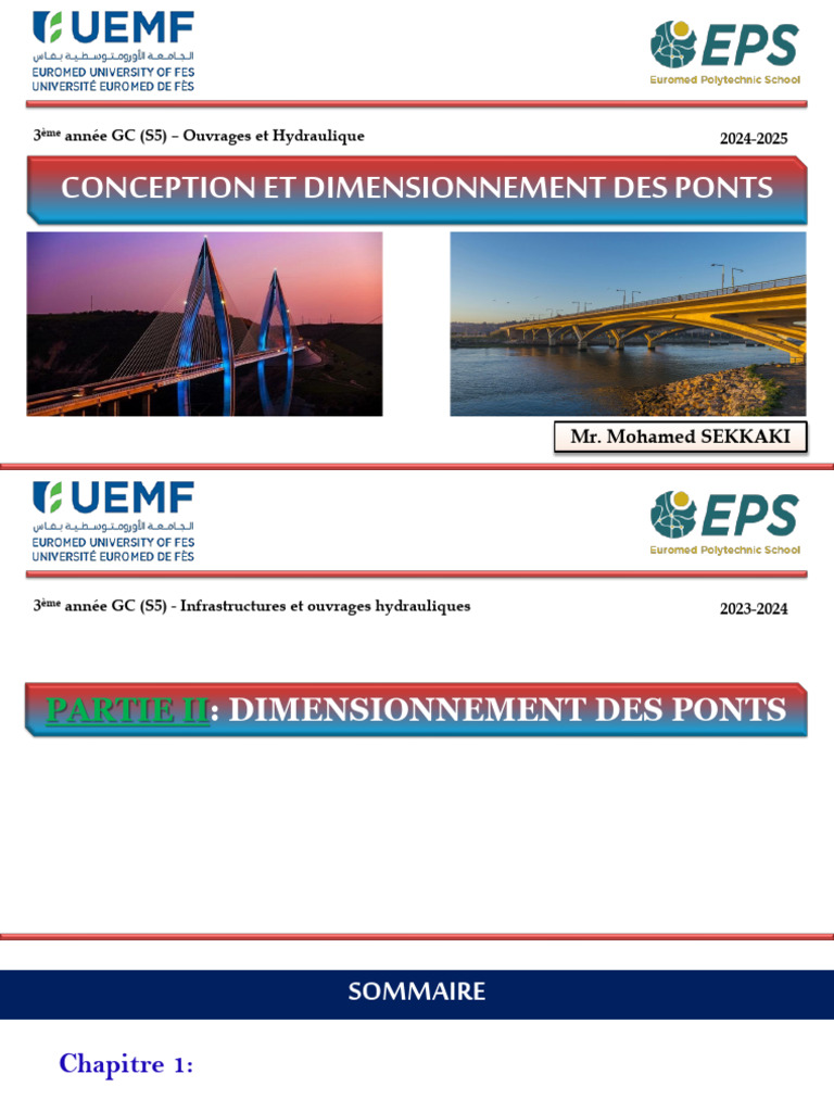 Dimensionnement des Ponts en GC | PDF | Pont | Frein