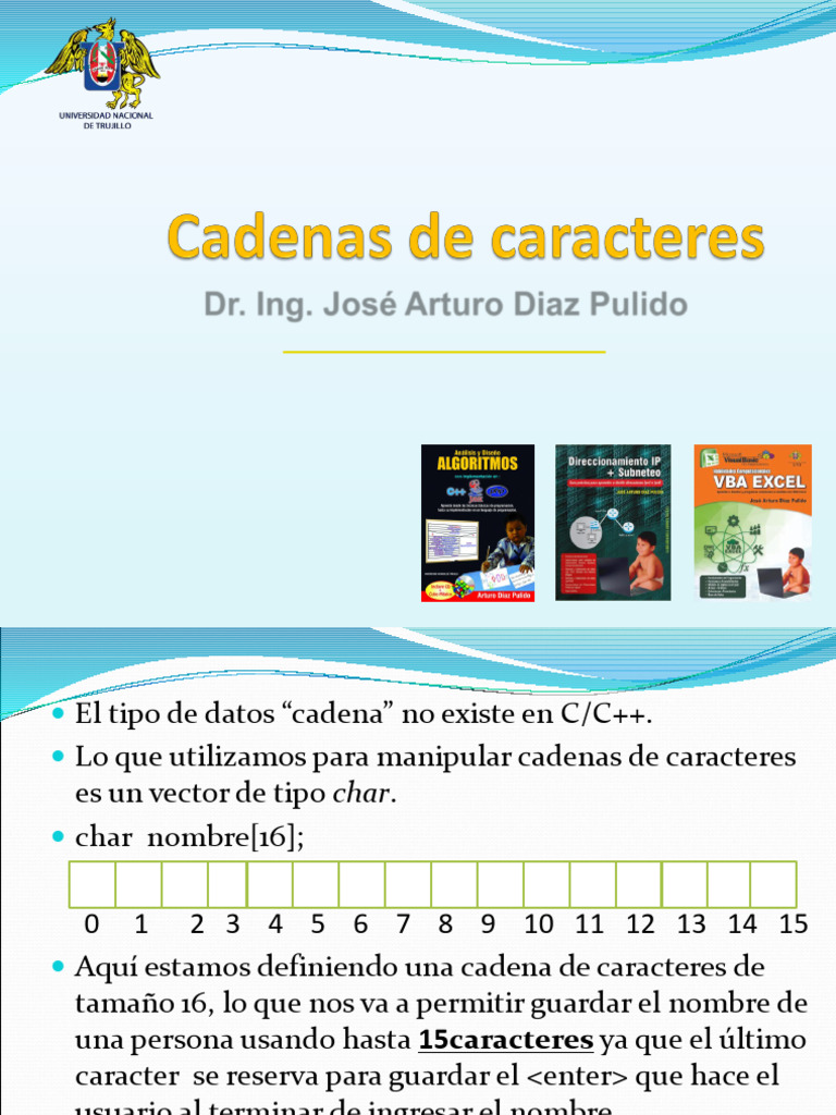 Cadenas de Caracteres C++ | PDF | Cadena (informática) | C