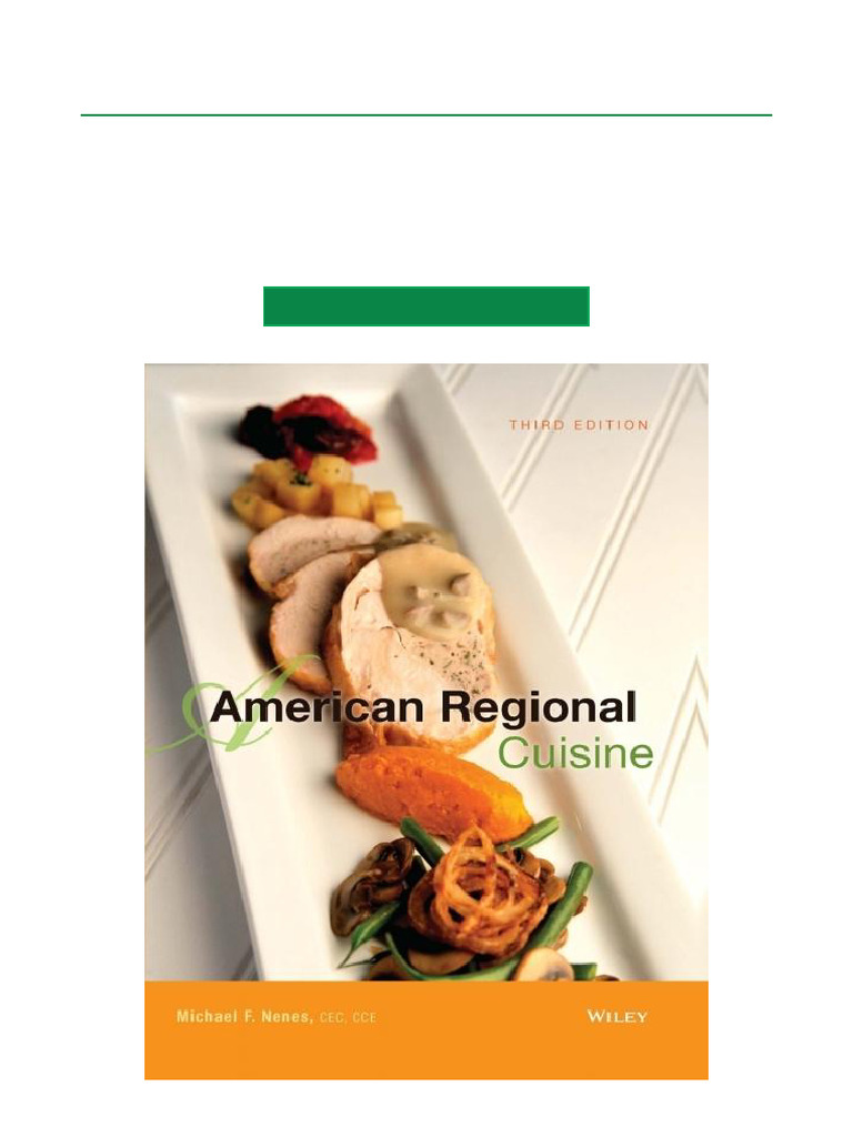 American Regional Cuisine Book Download | PDF