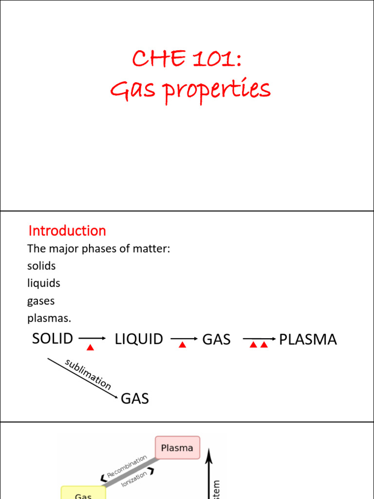 Understanding Gas Properties and Behavior | PDF | Gases | Plasma (Physics)