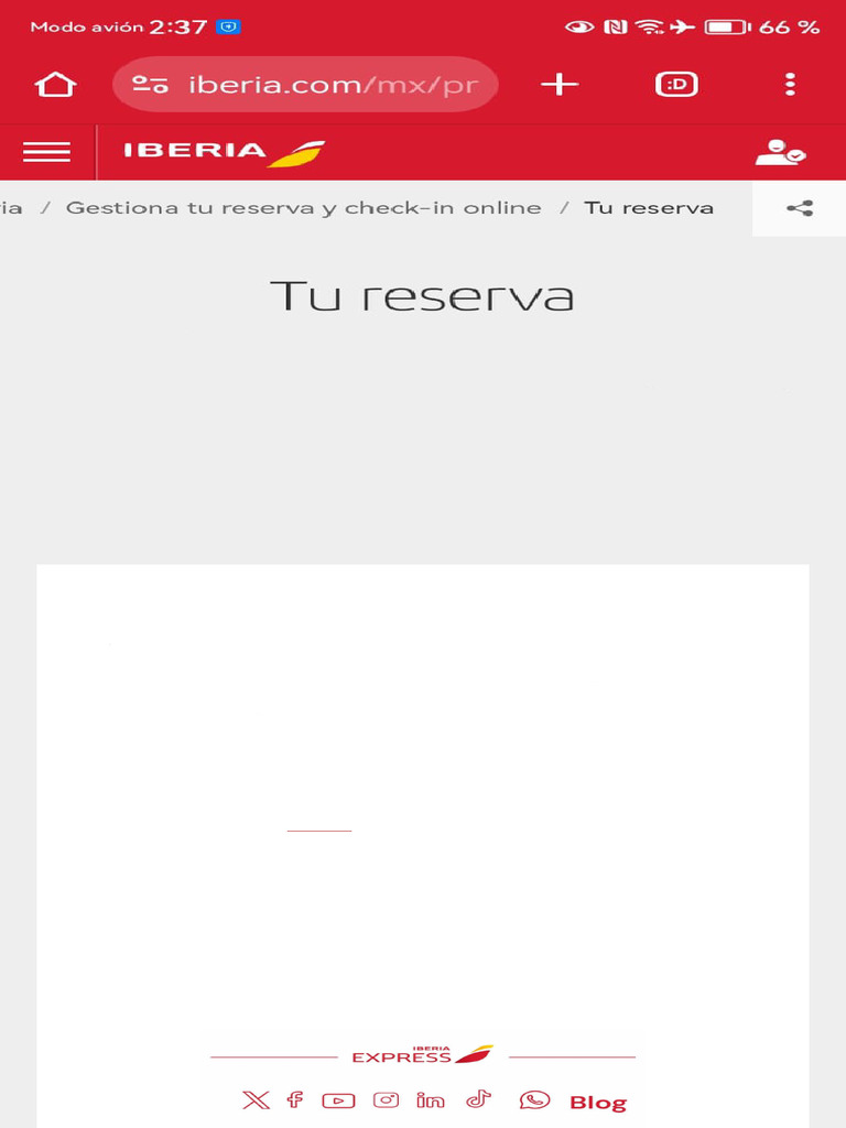 Reserva Iberia | PDF