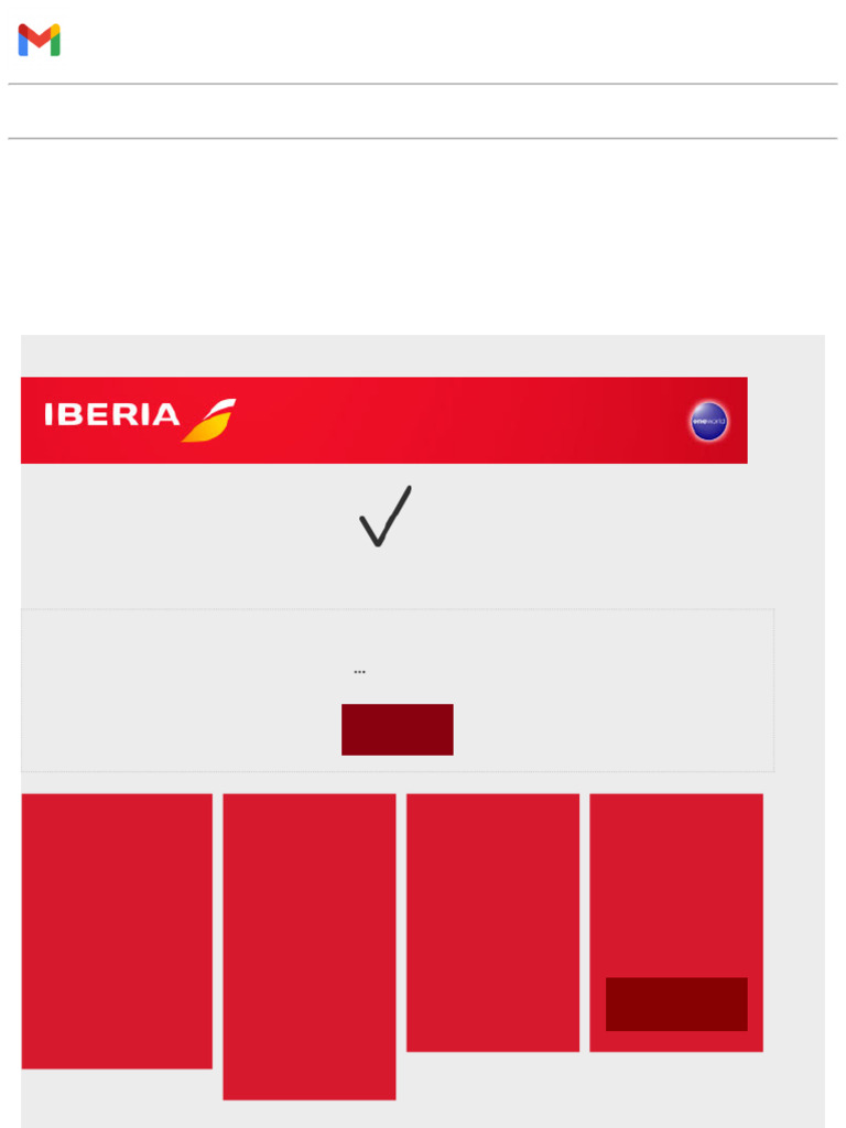 Reserva de vuelo Iberia y equipaje incluido | PDF
