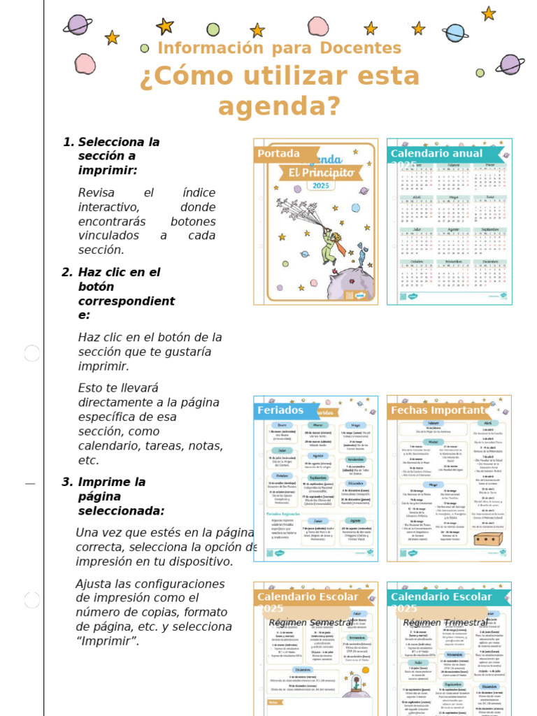 CL DF 1735845670 Agenda El Principito 2025 Ver 3 | PDF