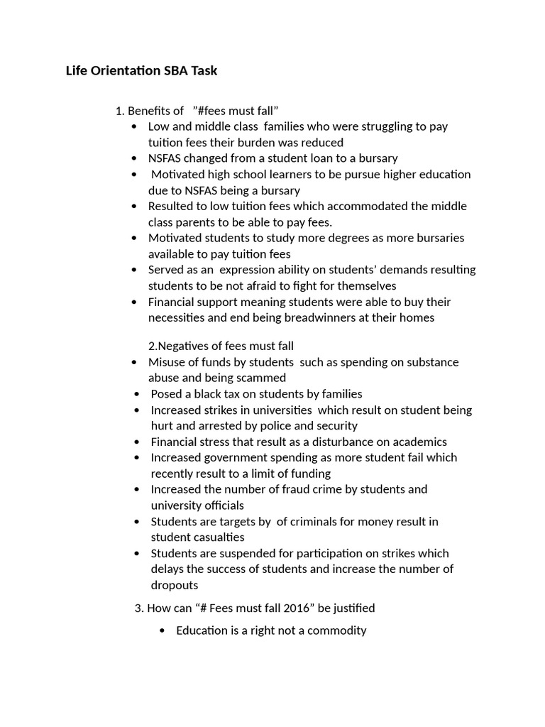 NSFAS Impact on Education Rights | PDF | Tuition Payments | Justice