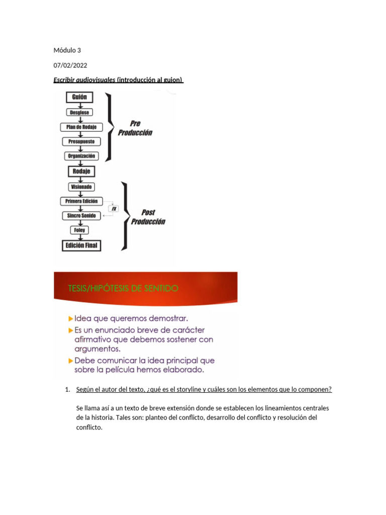 Intro. Al Guion Modulo 3 | PDF | Universo
