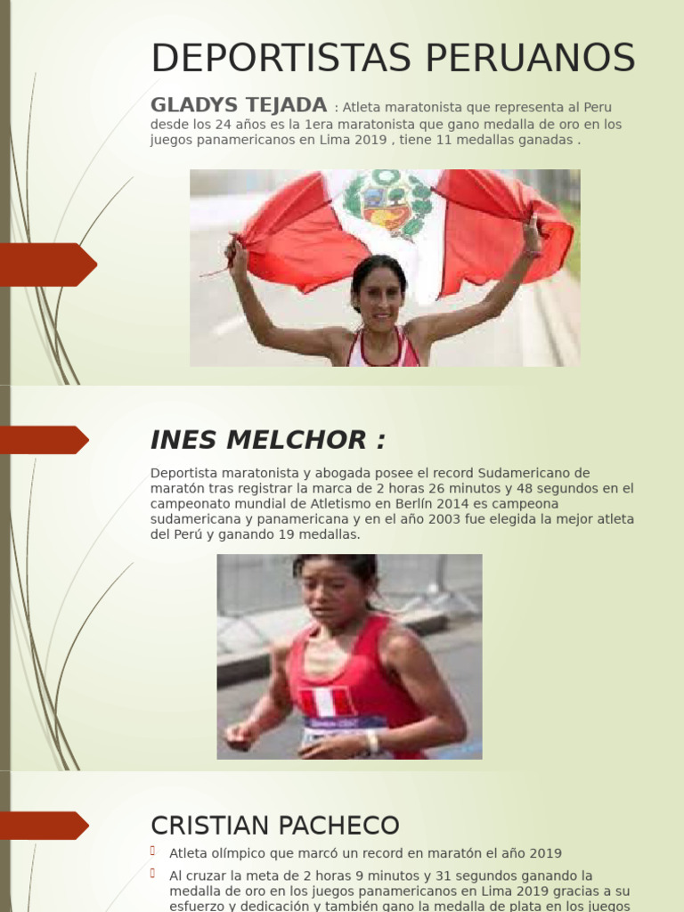 Deportistas Peruanos Destacados | PDF