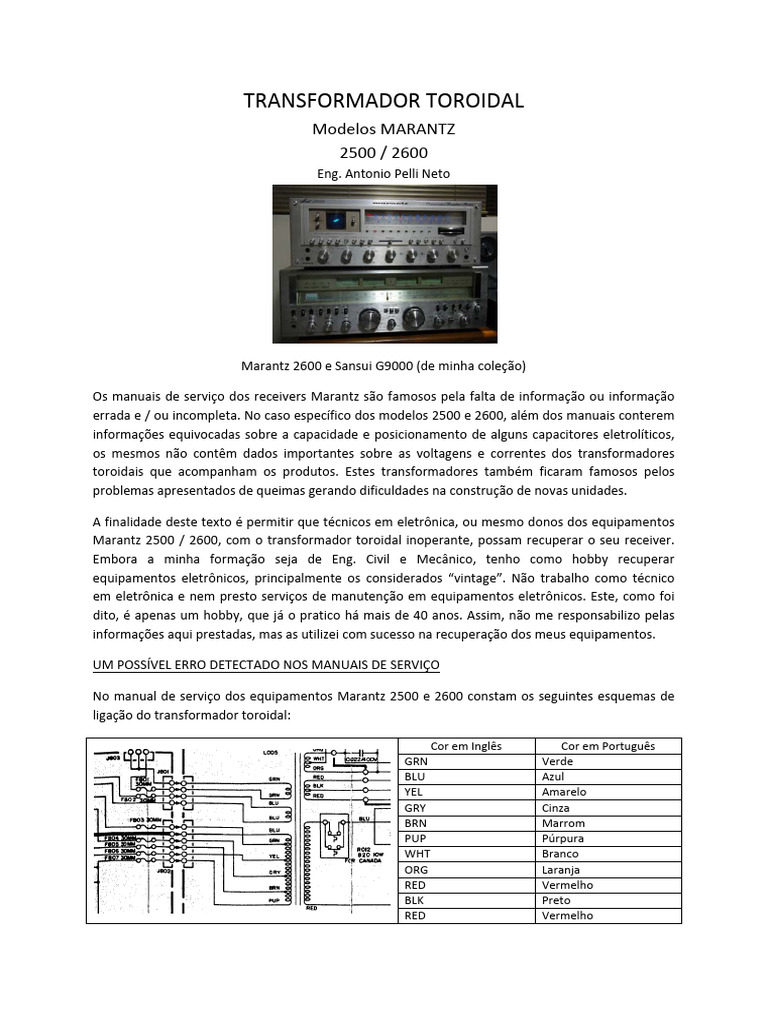 Silo - Tips Transformador-Toroidal | PDF | Transformador | Rede elétrica