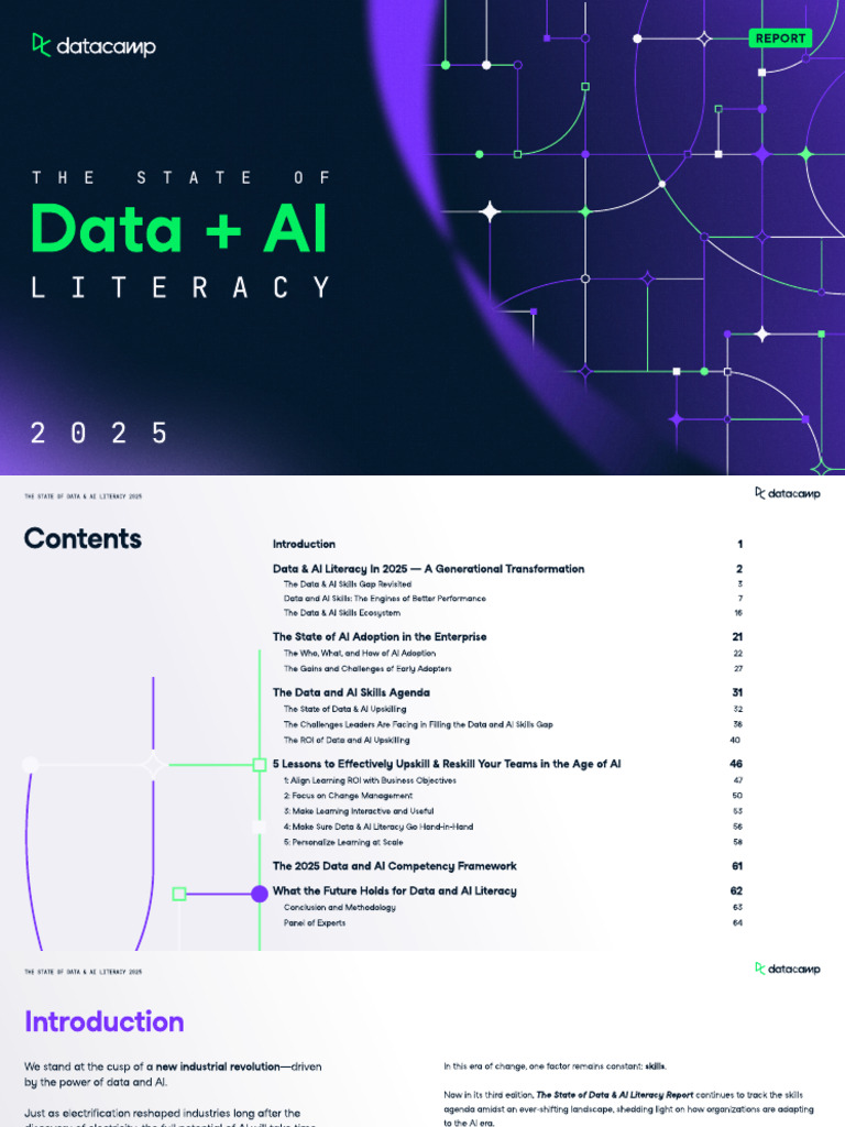 Datacamp DLR Report 2025 Small | PDF | Artificial Intelligence | Intelligence (AI) & Semantics