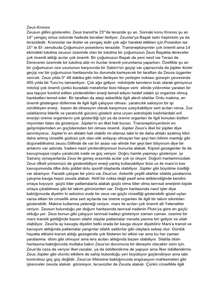Ders. Zeus Kronos | PDF