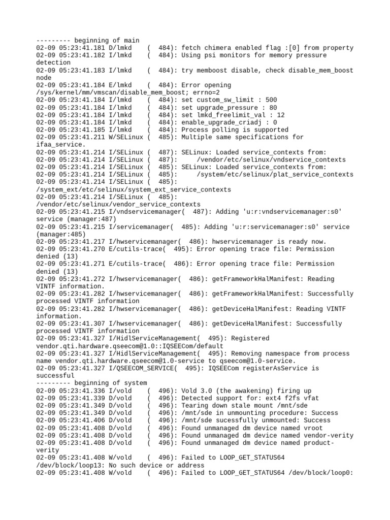 logcat_prev_csc_log | PDF | Computer Data Storage | Encryption