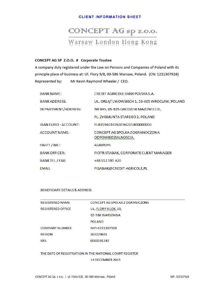 Cis-Concept Ag SP Zoo-Ccpt | PDF