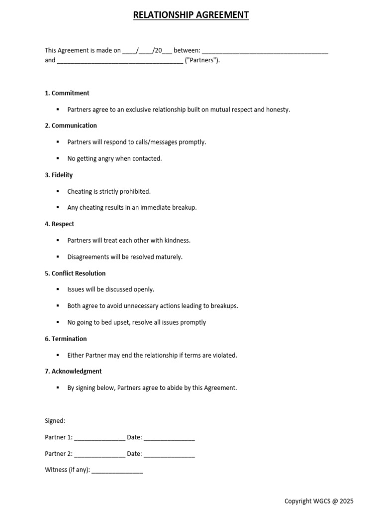 Relationship Agreement | PDF