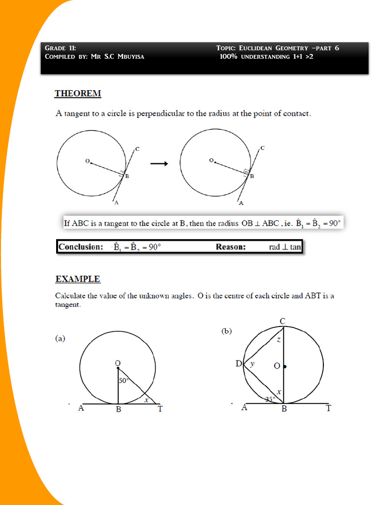 grade 11 euclidean geometry part 6_055258 | PDF