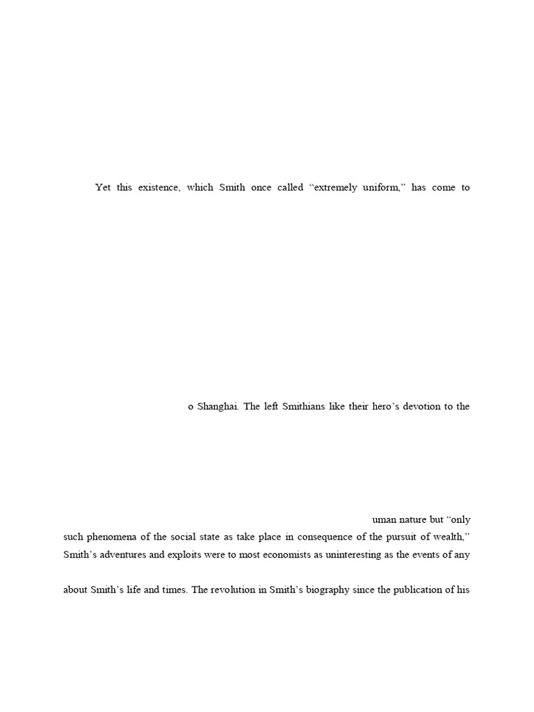 A Brief Biography of Adam Smith New | PDF | Adam Smith | Liberal Arts ...