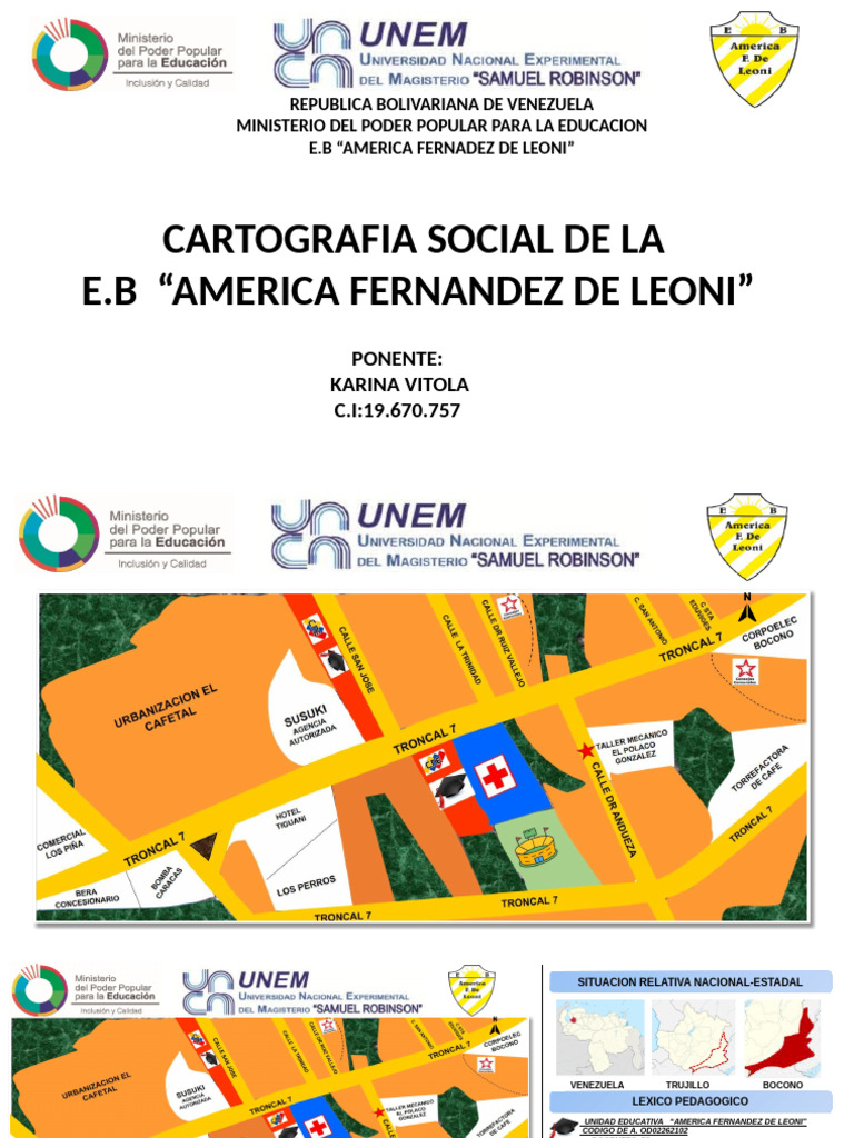 CARTOGRAFIA E.B AMERICA F. DE LEONI | PDF