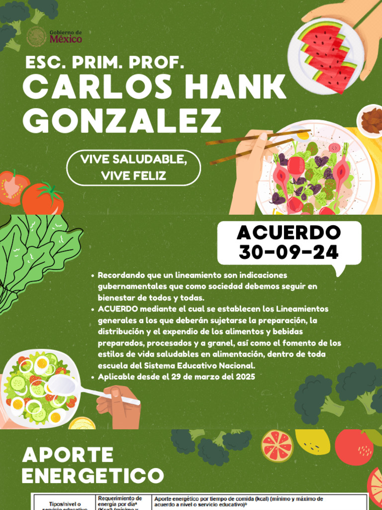 Lineamientos para una Vida Saludable | PDF