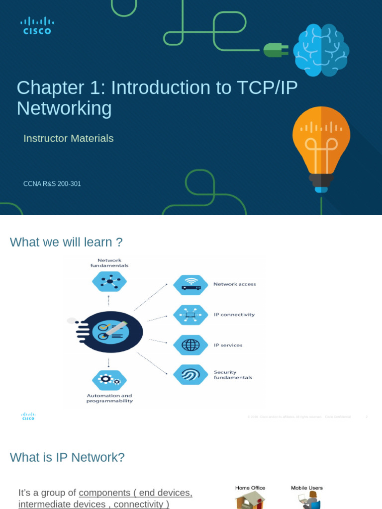 Ch1 2 3 Introduction To Tcp Ip Networking Pdf Computer Network Network Switch