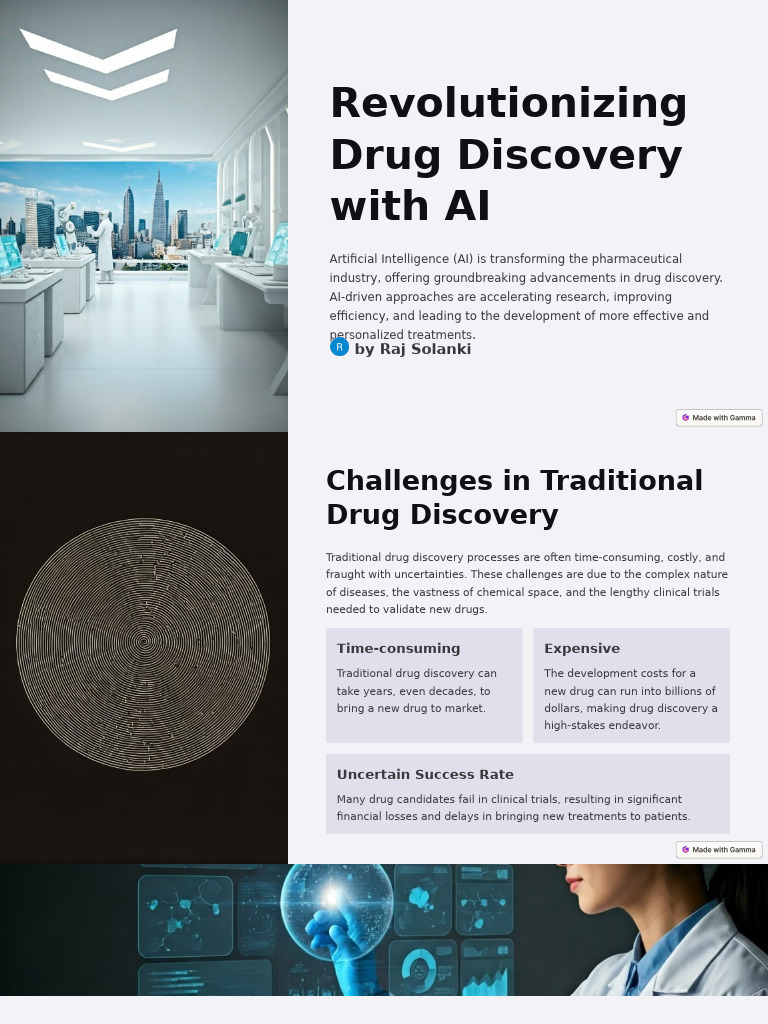 Raj Solanki Revolutionizing Drug Discovery With AI | PDF