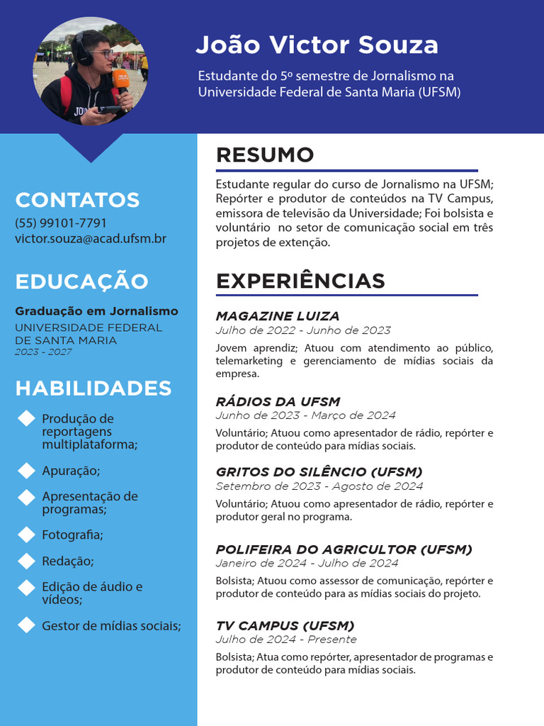 Currículo João Victor Souza | PDF