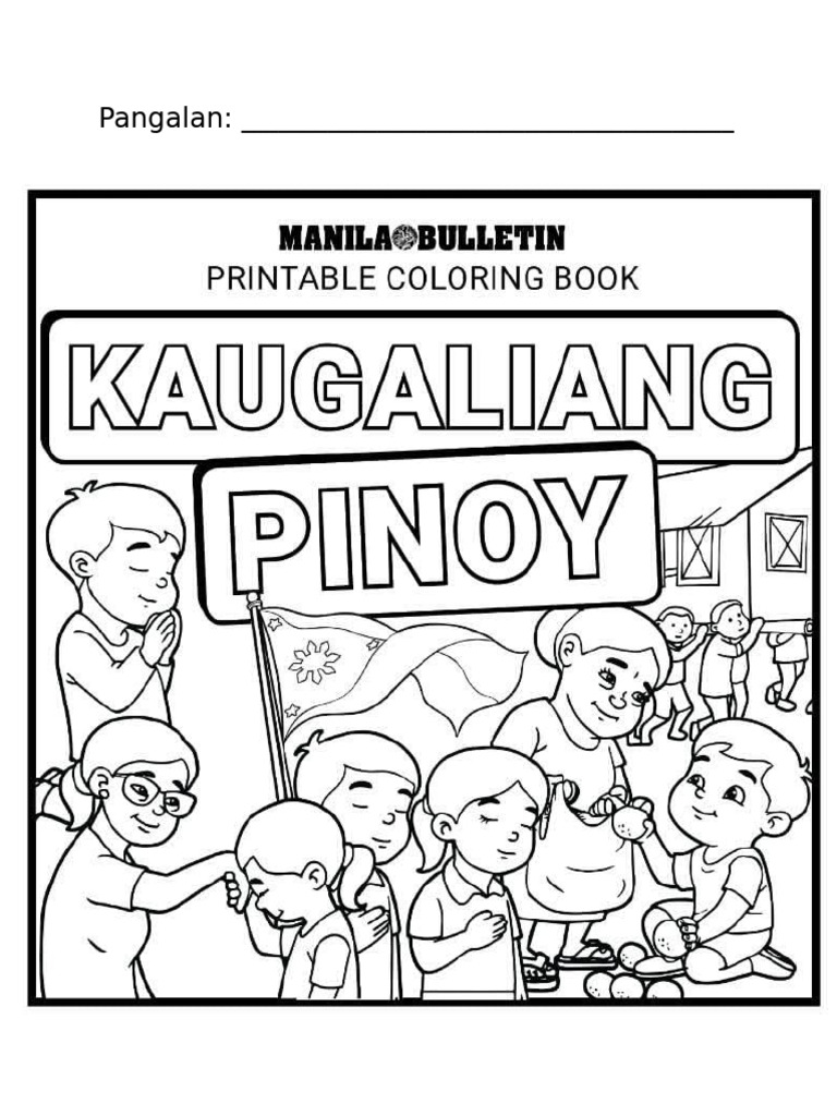 Filipino Values Month-Coloring | PDF
