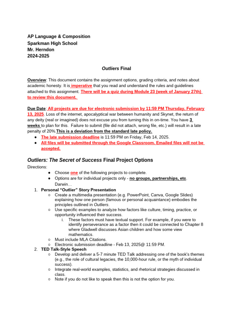 Outliers_ Final Presentation | PDF
