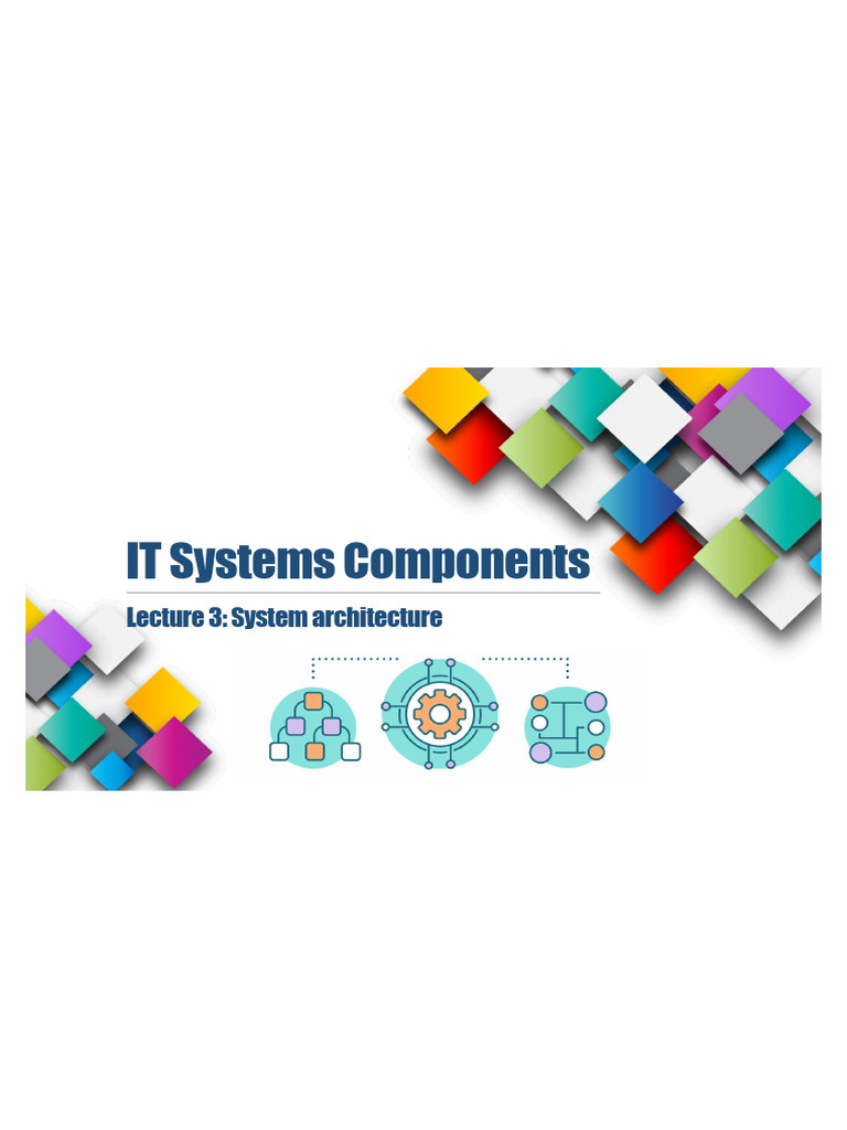 Understanding IT System Architecture Components | PDF | Computer ...